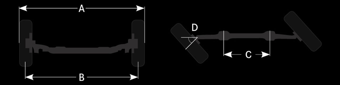 Bus front axle systems.