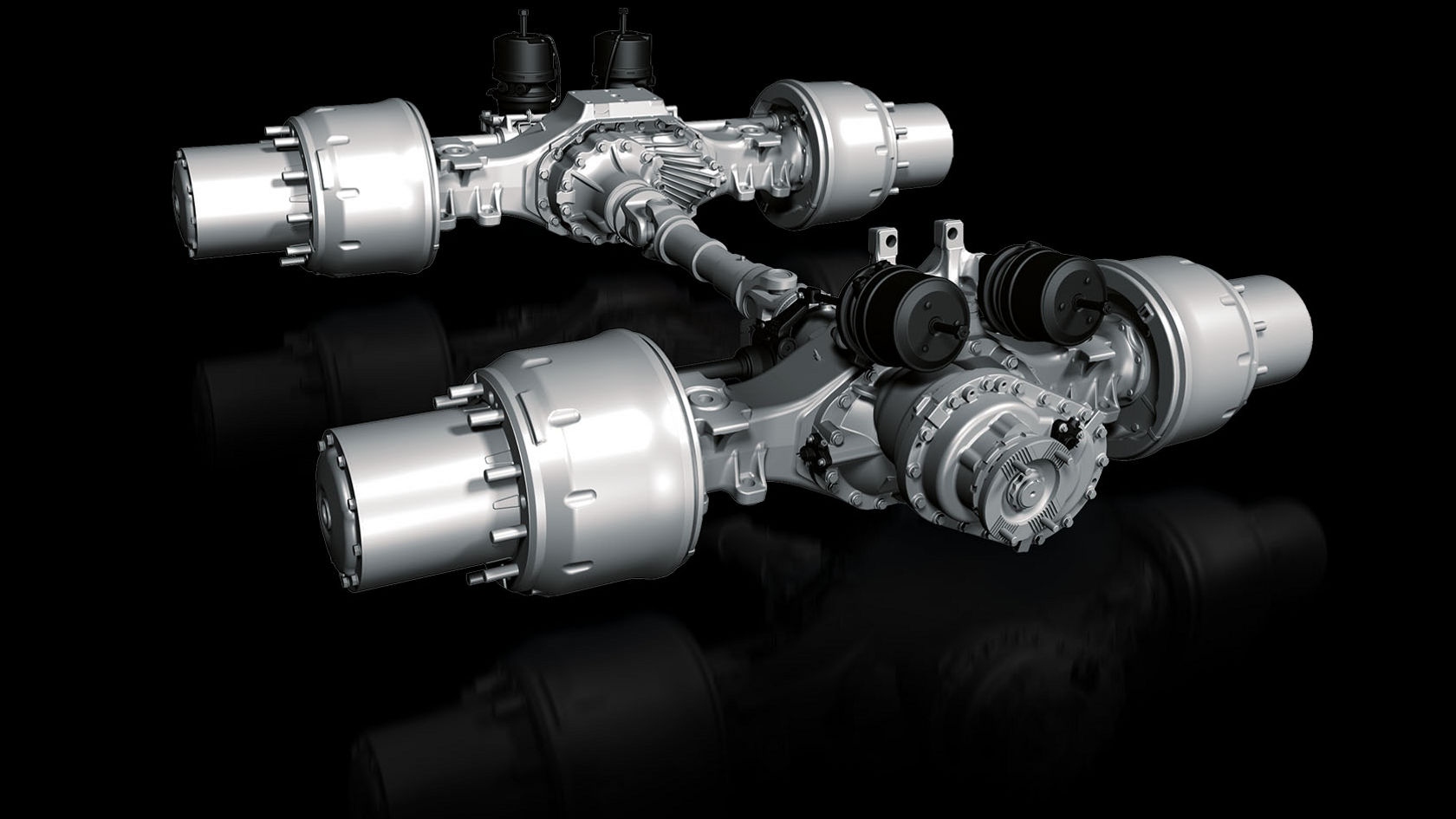 Truck rear axle systems