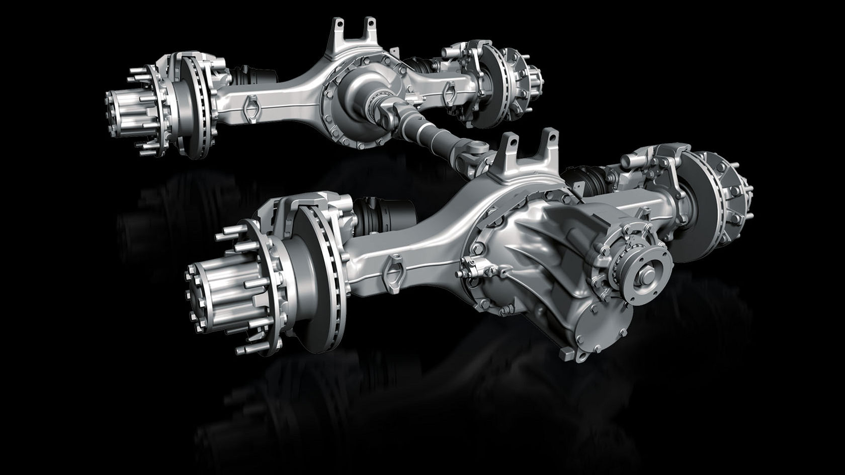 Truck rear axle systems
