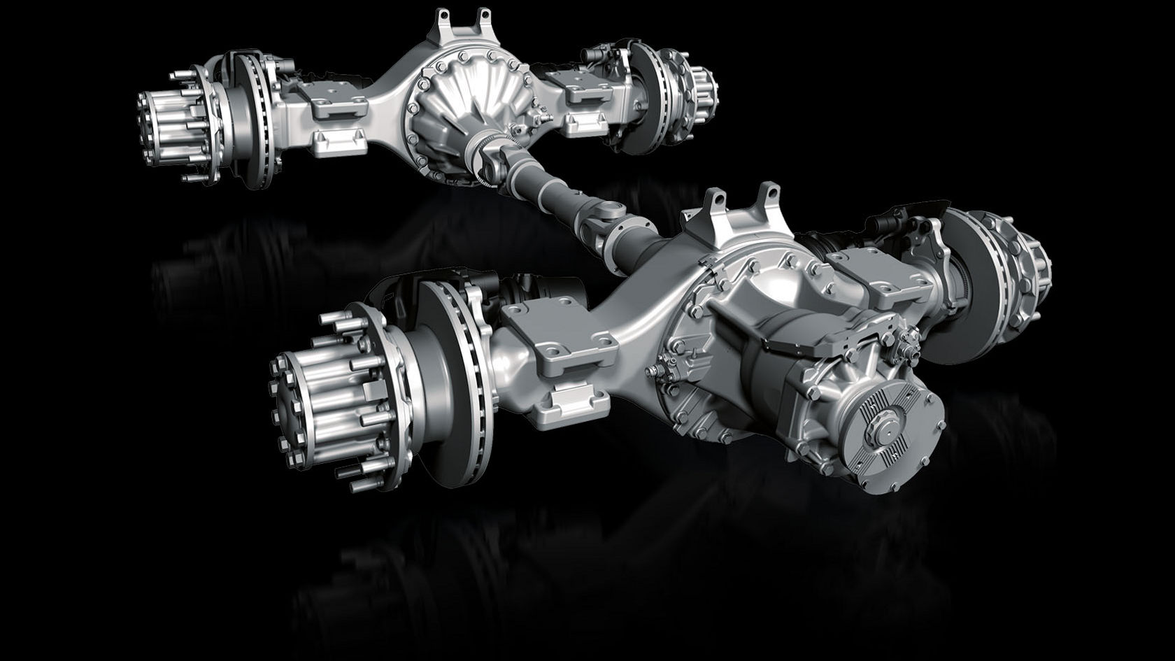 Truck rear axle systems